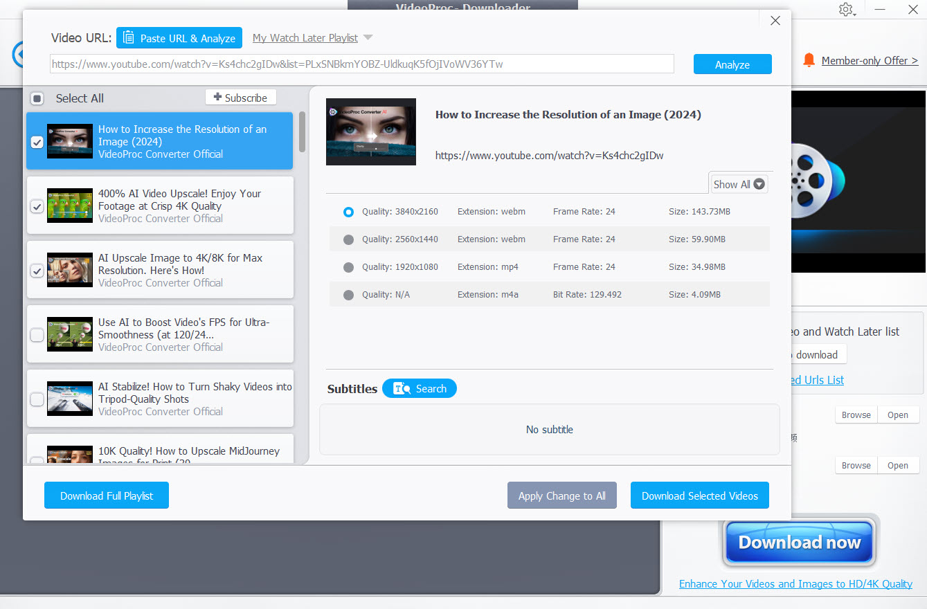 VideoProc Download Center: Free Download Multimedia Tools