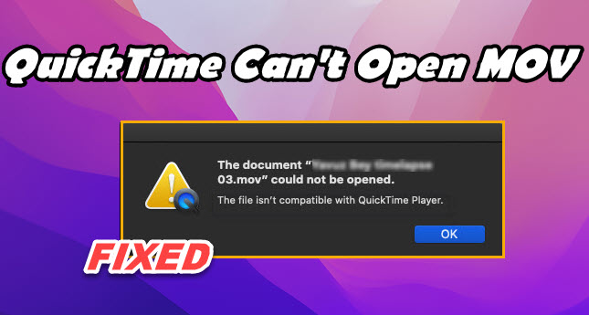 4 Proven Ways to Fix QuickTime Won't Play MOV