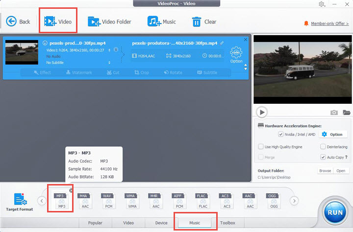 How to Record Audio from YouTube on Mac/Windows/Mobile - VideoProc